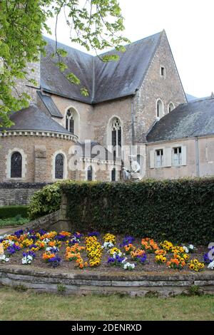 Saint-Pierre abbey in Solesmes (France Stock Photo - Alamy