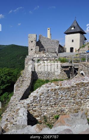 medieval füzéri castle, Füzér, Zemplén Mountains, Borsod-Abaúj-Zemplén ...