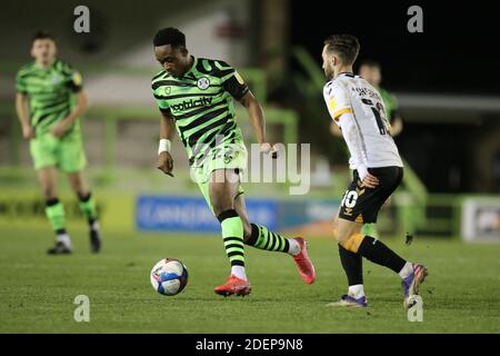 Forest Green Rovers' Udoka Godwin-Malife during the Sky Bet League Two ...