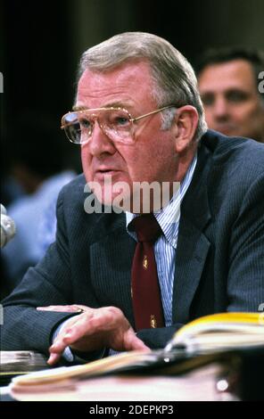 US Attorney General Edwin Meese III at the US Military Academy at West ...