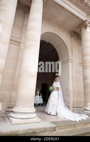 Countess Olympia Von Arco-Zinneberg attends her Royal Wedding with ...