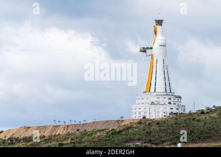 The giant Mary statue at the Montemaria pilgrimage center in Batangas ...