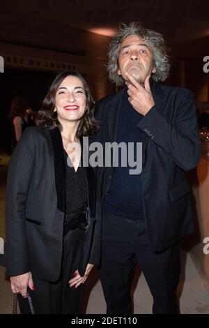 Emilie Bottau and Rudy Riocci attending the Grand Dinner of the Louvre ...