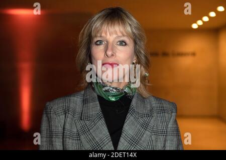 Karin Viard attending the Grand Dinner of the Louvre celebrating the ...