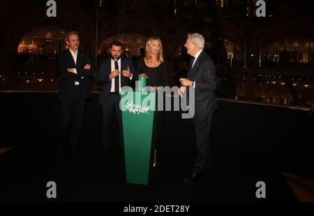 Guillaume Houze, Alexandre Liot, Virginie Efira and a guest attend "La ...
