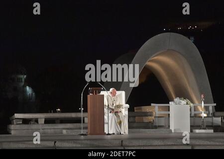 Pope Francis visits the Atomic Bomb Hypocenter Park, Sunday, Nov. 24 ...