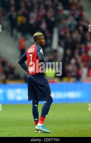 Victor Osimhen during the Ligue 1 match between Lille OSC and Paris ...