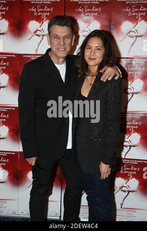 Marc Lavoine et sa compagne Line Papin lors de la Générale de Presse du ...