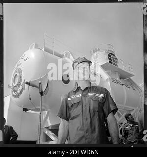 Sealab II, an experimental underwater research laboratory developed by ...