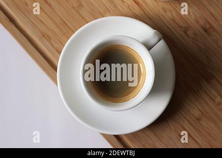 Close-up, overhead shot, Mockup blank screen of a tablet computer with ...