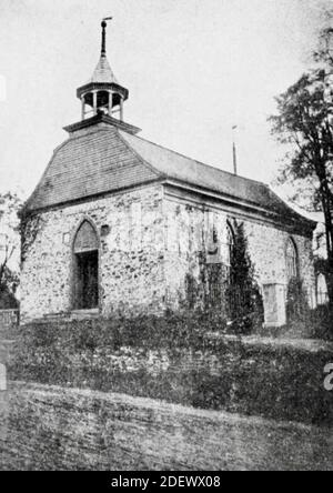 Sleepy Hollow church with the Old Dutch Burying Ground Stock Photo - Alamy