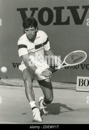 American tennis player Jimmy Arias, Italian Open 1983 Stock Photo - Alamy