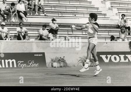 American tennis player Jimmy Arias, Italian Open 1983 Stock Photo - Alamy