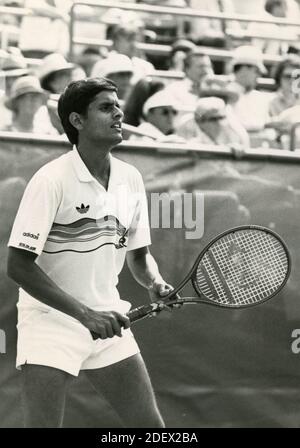 Indian tennis player Ramesh Krishnan, 1980s Stock Photo - Alamy