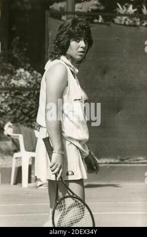 Swiss tennis player Cathy Caverzasio, 1990s Stock Photo - Alamy