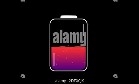 Electric Charging Progress bar, electric vehicle or phone battery ...
