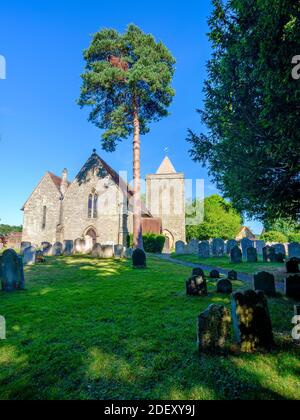 Stedham, UK - Auguest 6, 2020: St James' Church in Stedham on the River ...