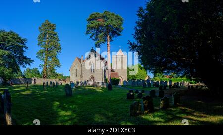 Stedham, UK - Auguest 6, 2020: St James' Church in Stedham on the River ...