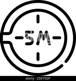 picket measuring tool line icon vector illustration Stock Vector Image ...