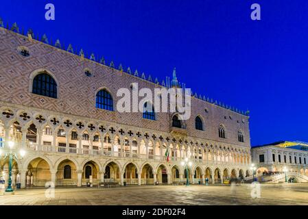 Palace Venezia Facade facing Piazza Venice and the balcony where the ...