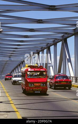 The Mactan–Mandaue Bridge, officially the Sergio Osmeña Bridge, is a ...