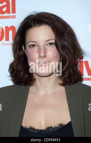 Helene Degy assiste a la Conference de Presse du Festival de Luchon ...