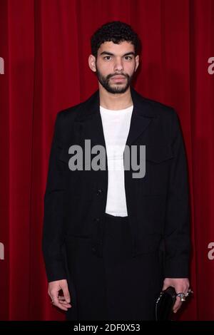 Sami Outabali attending the Ami Alexandre Mattiussi Menswear Fall ...