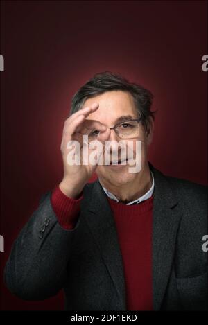 French historian Emmanuel Todd during photos session in Paris, France ...