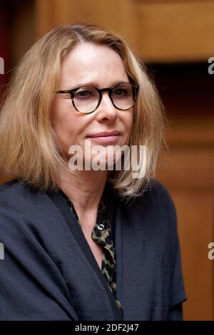 Pascale Arbillot attends the press conference for the premiere of MIss ...