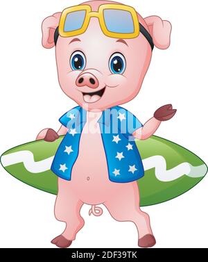 A cartoon surfer smiling Stock Vector Image & Art - Alamy