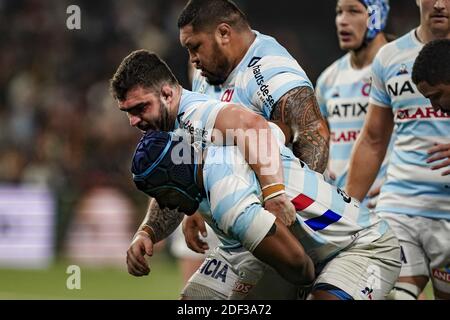 Teddy Baubigny (R92) during the rugby TOP 14 match between Racing 92 ...