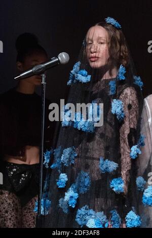 Artist Vox performing during the Anais Jourden show as part of the ...