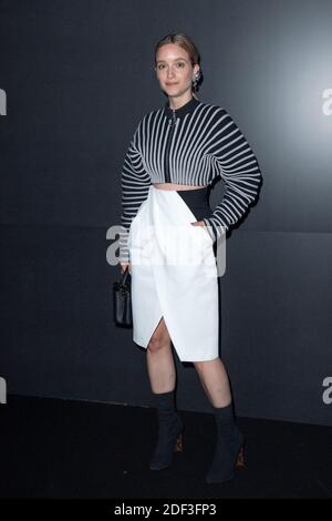Charlotte Groeneveld attending the Louis Vuitton show as part of the ...