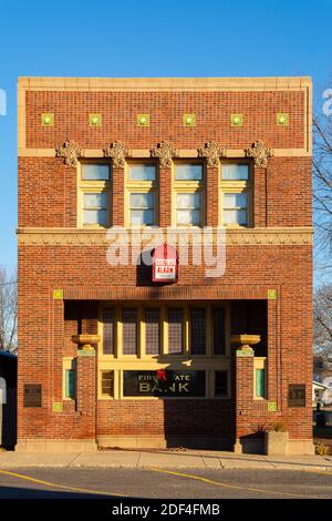 Manlius, Illinois / United States - December 1st, 2020: The historic ...
