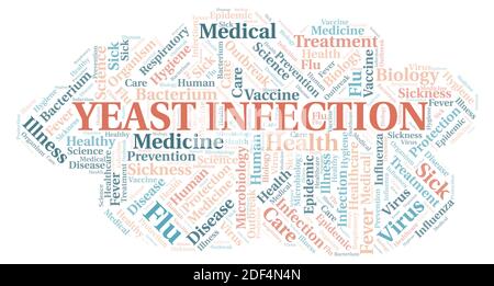 Yeast Infection typography word cloud create with text only Stock Photo ...