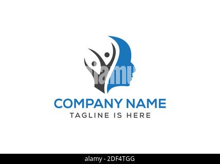 Charity Logo Template, Initial Unity Foundation Human Logo Sign. Unity ...
