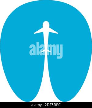 Taking off plane logo Stock Vector Image & Art - Alamy