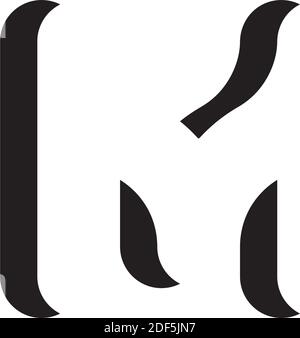 invisible letter w negative space logo vector Stock Vector Image & Art ...