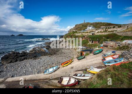 Cape Cornwall Slipway Cornwall UK Stock Photo - Alamy