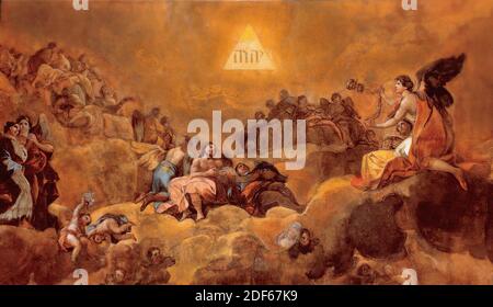Adoration of the Name of God fresco by Francisco Goya, Cathedral ...