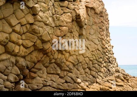 Andesite, extrusive igneous rock Stock Photo - Alamy
