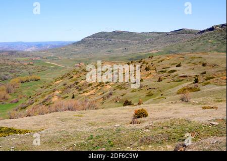 Solifluction is a mass wasting process of water satured sediment ...