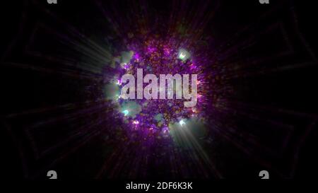 Dark light effects reflection 3d illustration wallpaper background ...