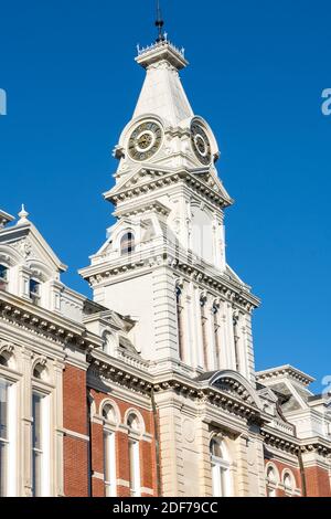 Henry county courthouse in the early morning light. Cambridge, Illinois ...