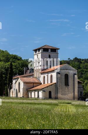 France, Dordogne, White Perigord, Chancelade, Abbey of Chancelade Stock ...