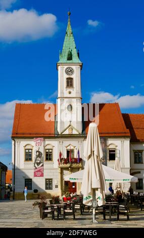 Croatia, Varazdin County, Varazdin, town hall Stock Photo - Alamy