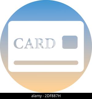 Payment card flat gradient color ui icon Stock Vector Image & Art - Alamy