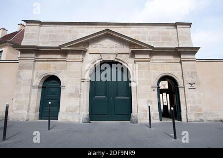 A general view of KERING building, on May 04, 2020 in Paris, France ...