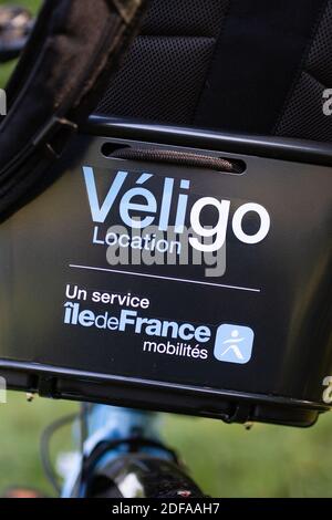 Illustration of the logo Veligo, the electric bike service of the ...