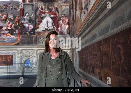 Barbara Jatta, first female director of the Vatican's museums poses in ...